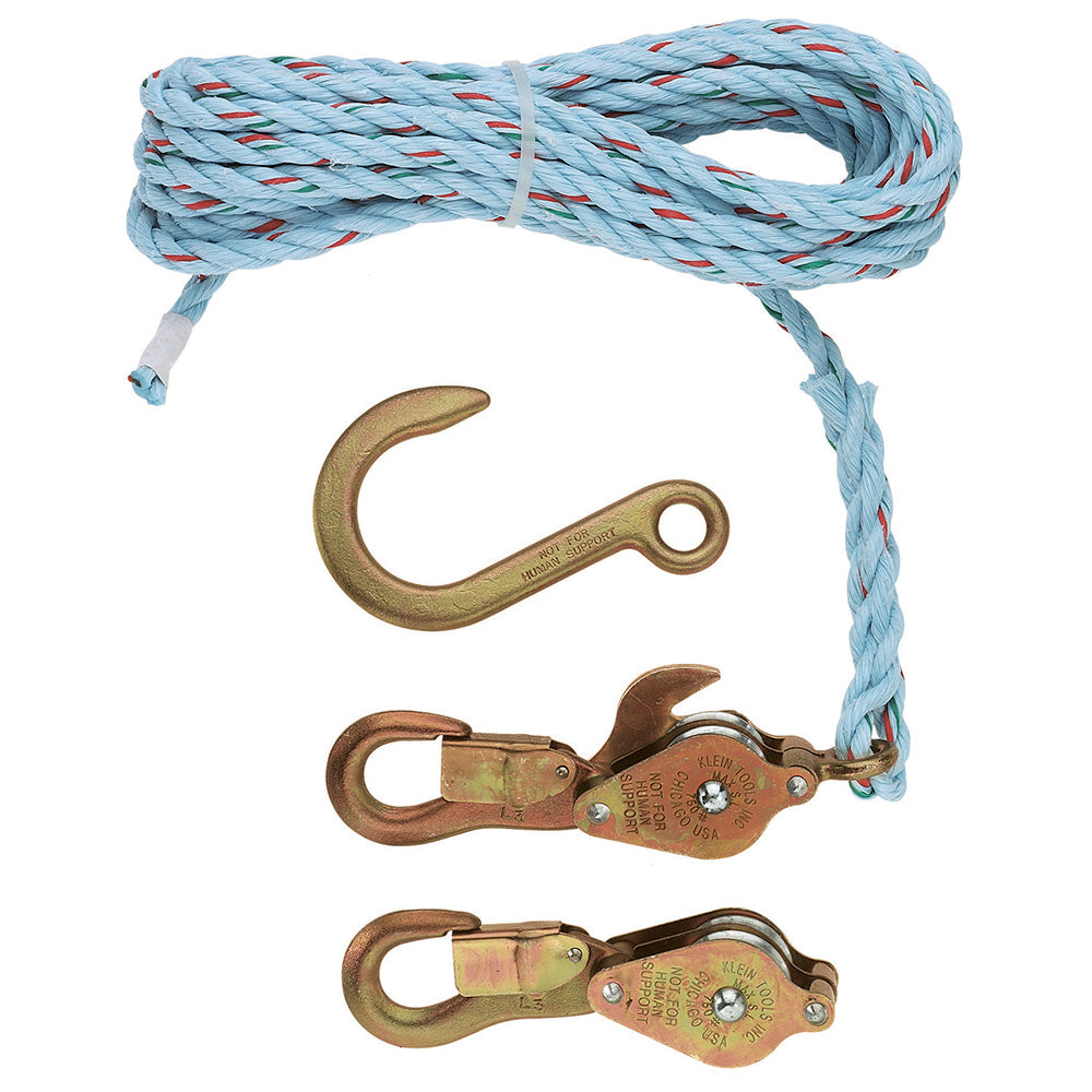 Tecle cordel con polea y gancho, Klein Tools - Tienda TRENT